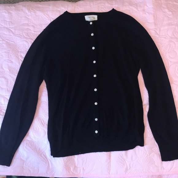 Dear Rose | Sweaters | Dear Rose New York Pearl Button Black Cardigan ...